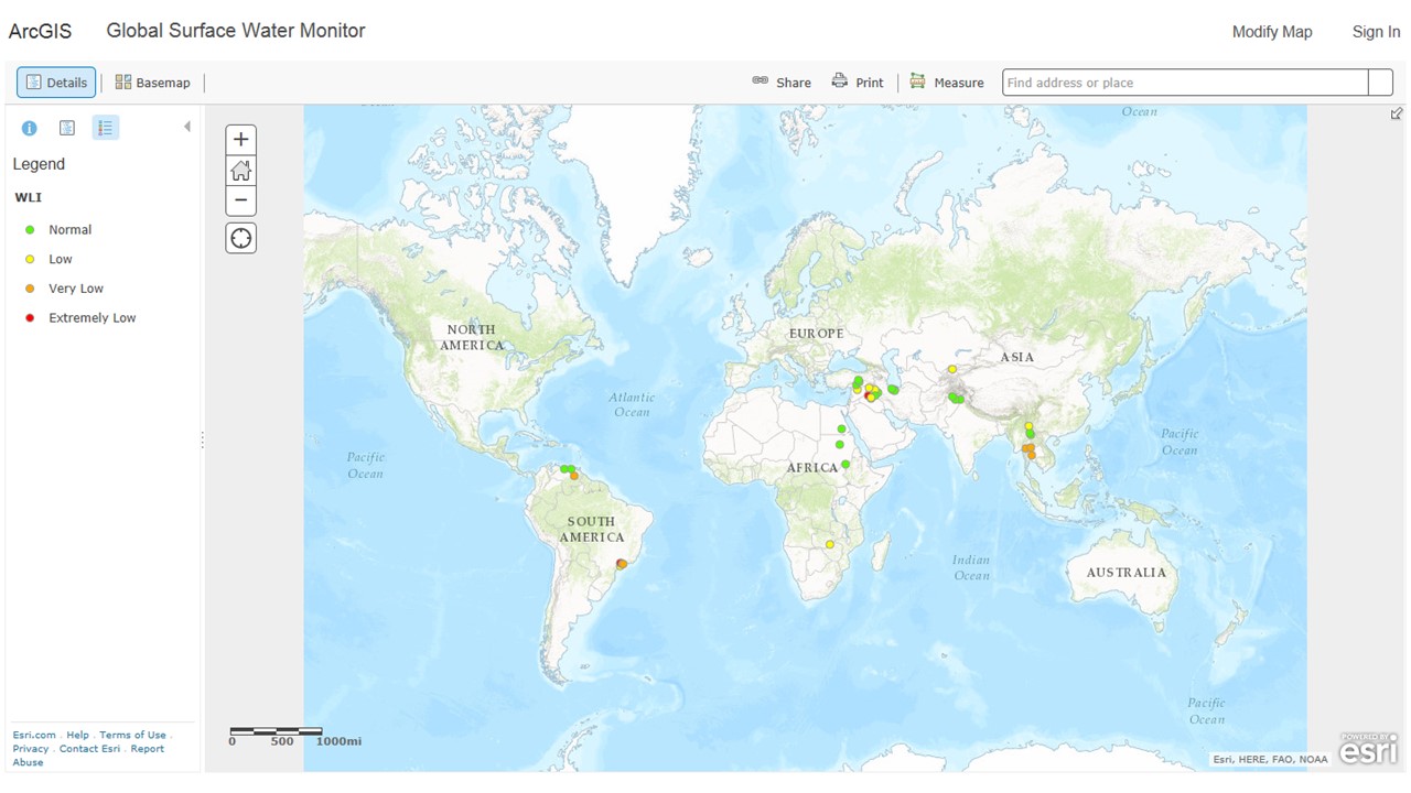 Global Surface Water Monitor | The Water Fulcrum